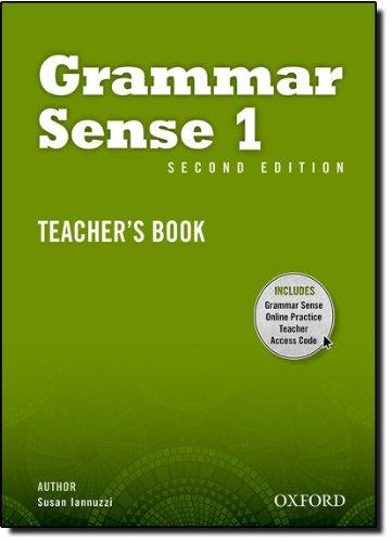 Grammar Sense: 1: Teacher’s Book with Online Practice Access Code Card ...